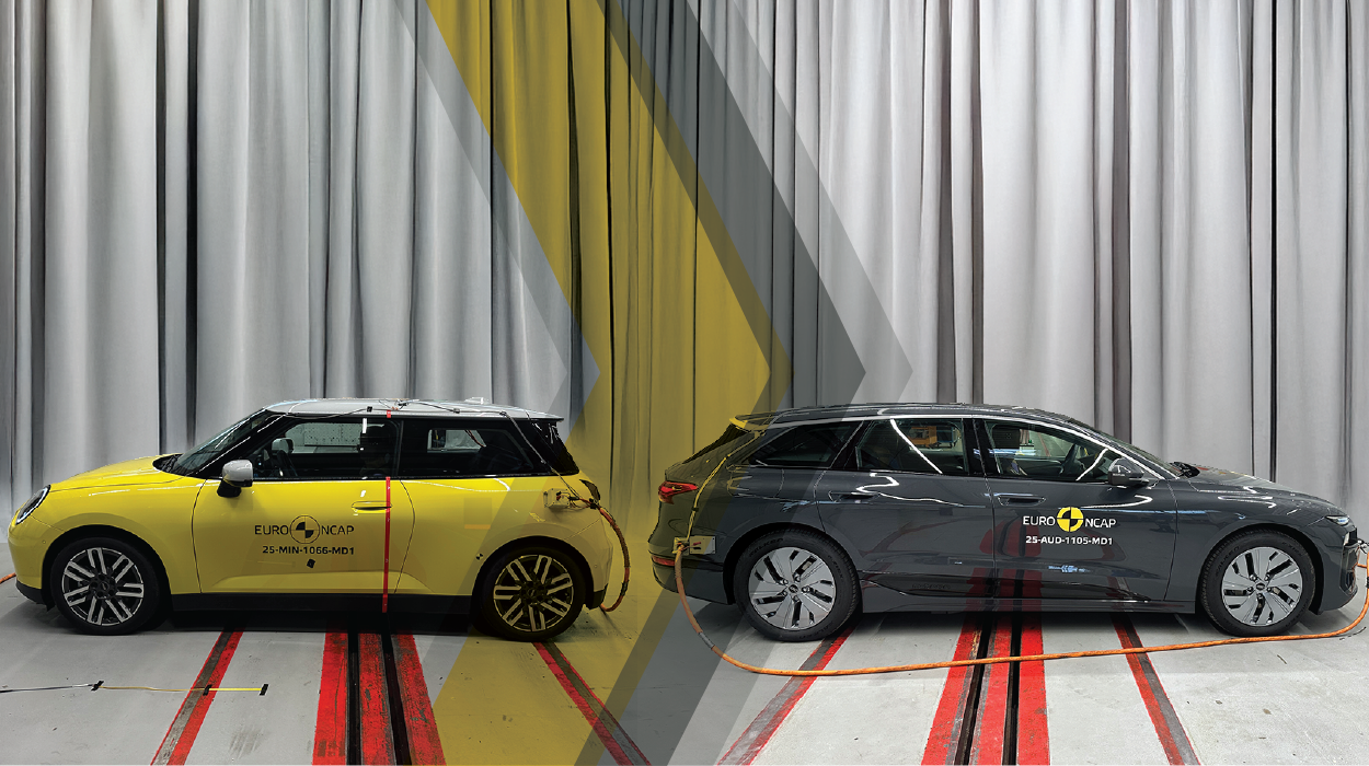 For safer cars, size isn’t everything: MINI Cooper Electric and Audi A6 ...